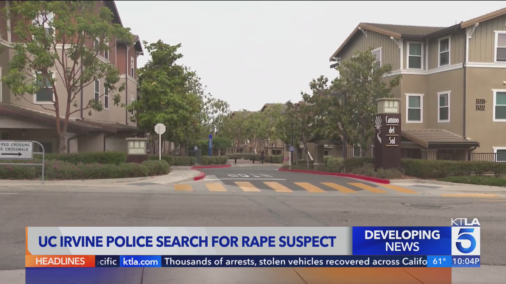UC Irvine police searching for campus rape suspect – KTLA