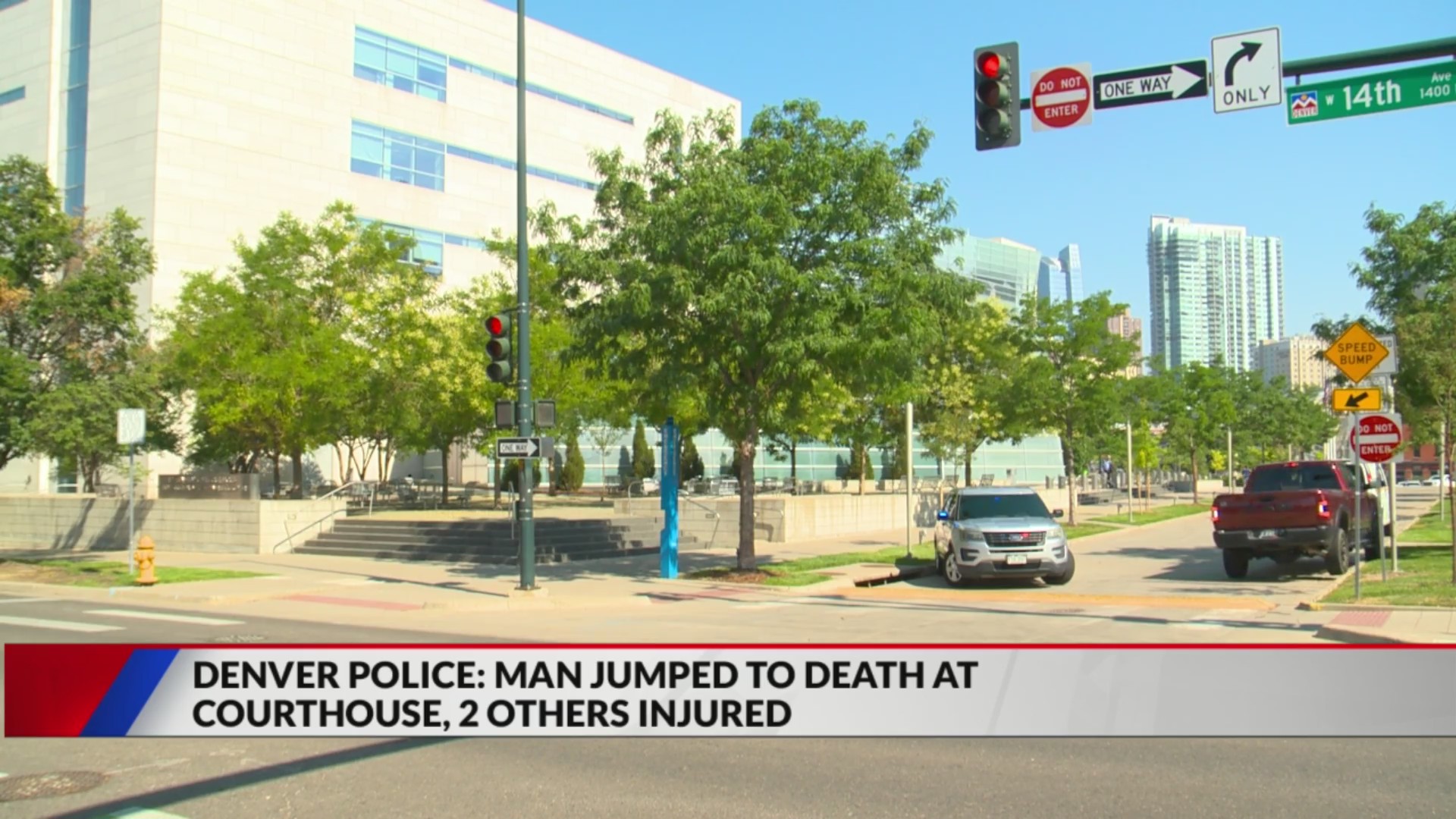 Man jumps to death at courthouse, 2 others injured – FOX31 Denver
