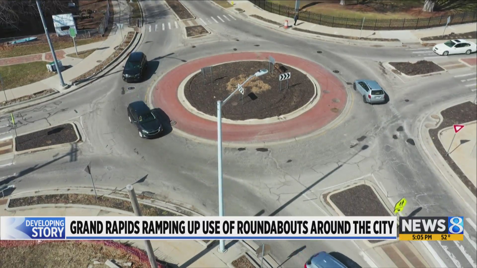 GR ramping up use of roundabouts around the city – WOODTV.com