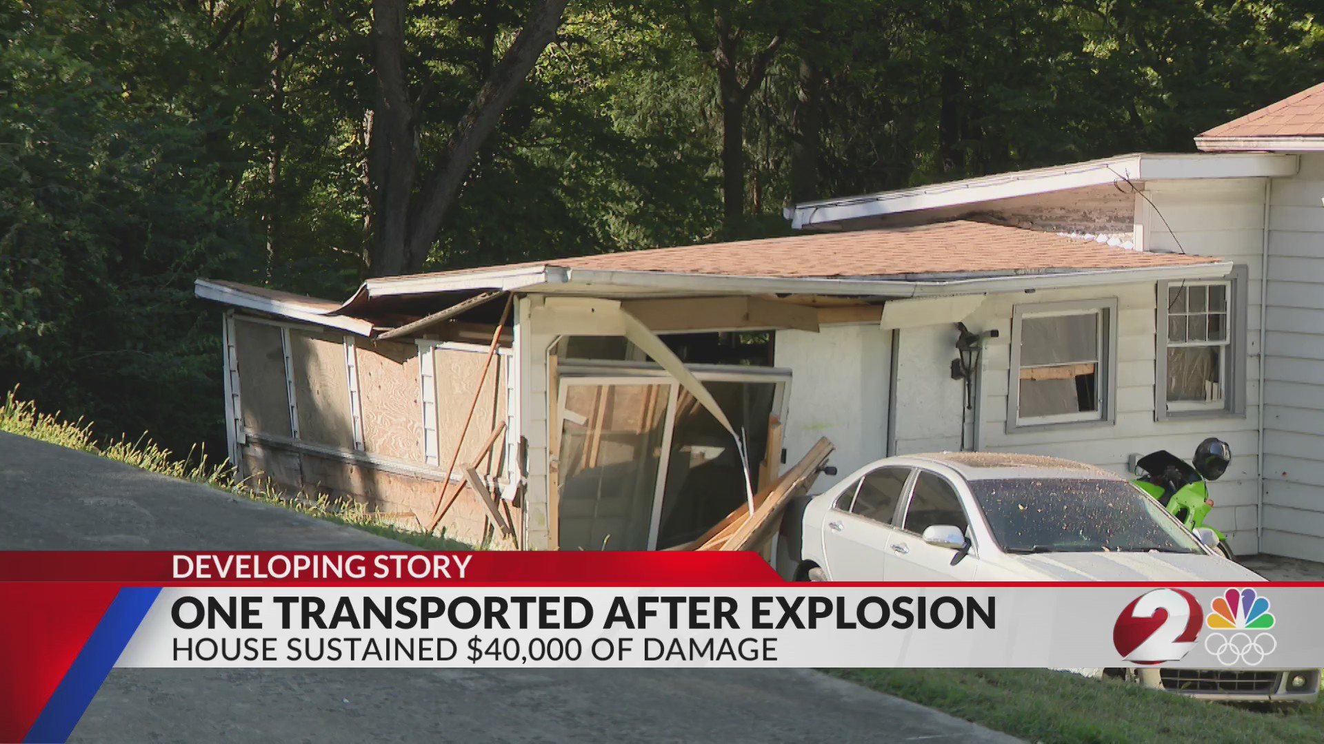 Sidney house sustains $40K in explosion; 1 man badly burned – WDTN.com