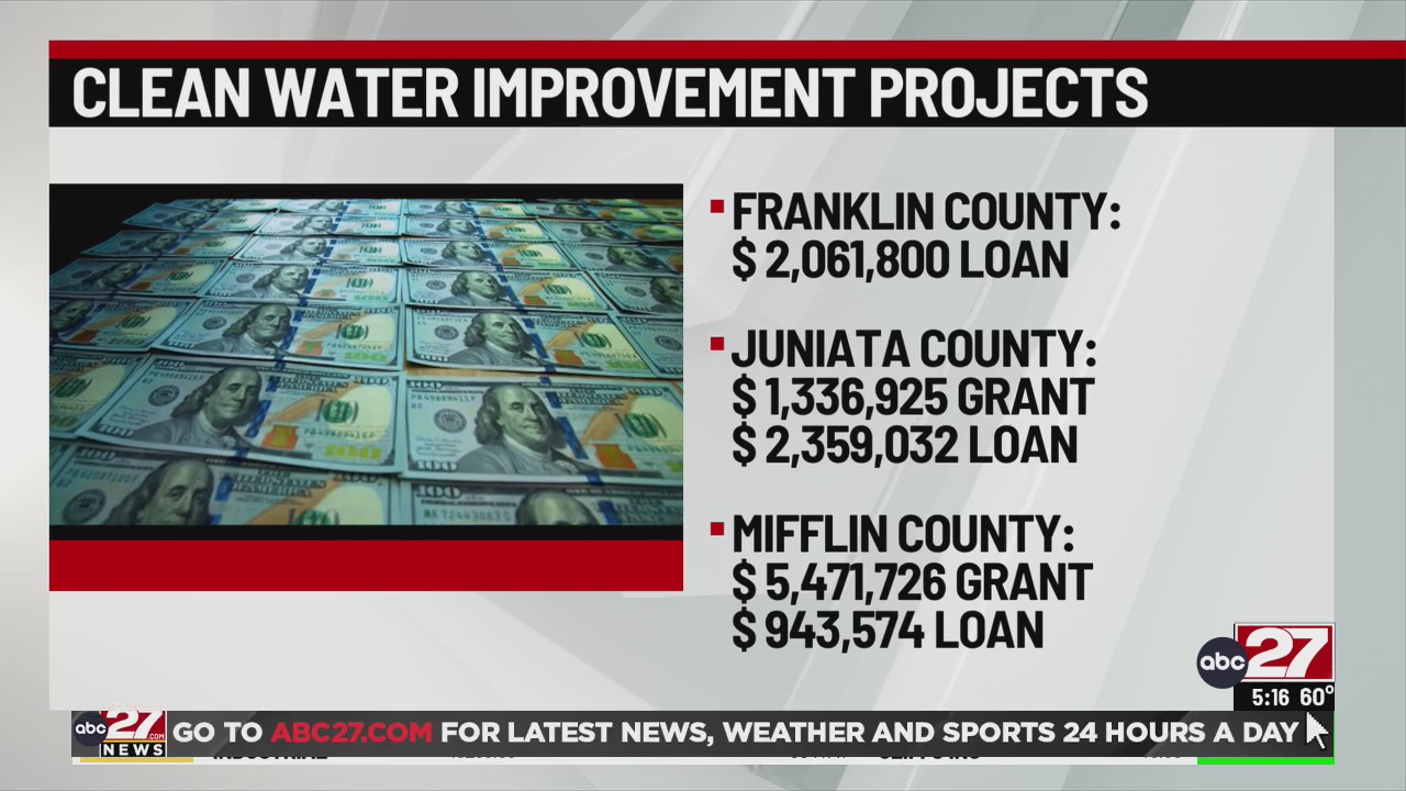 Central Pennsylvania communities receive millions for clean water ...