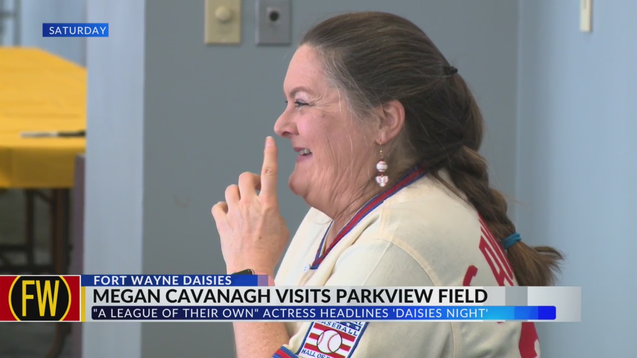 “A League of Their Own” actress Megan Cavanagh visits Parkview Field in ...