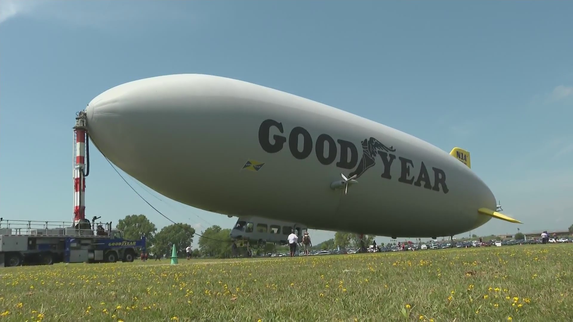Inside look at the Good Year blimp on day 2 of the EAA Airventure ...