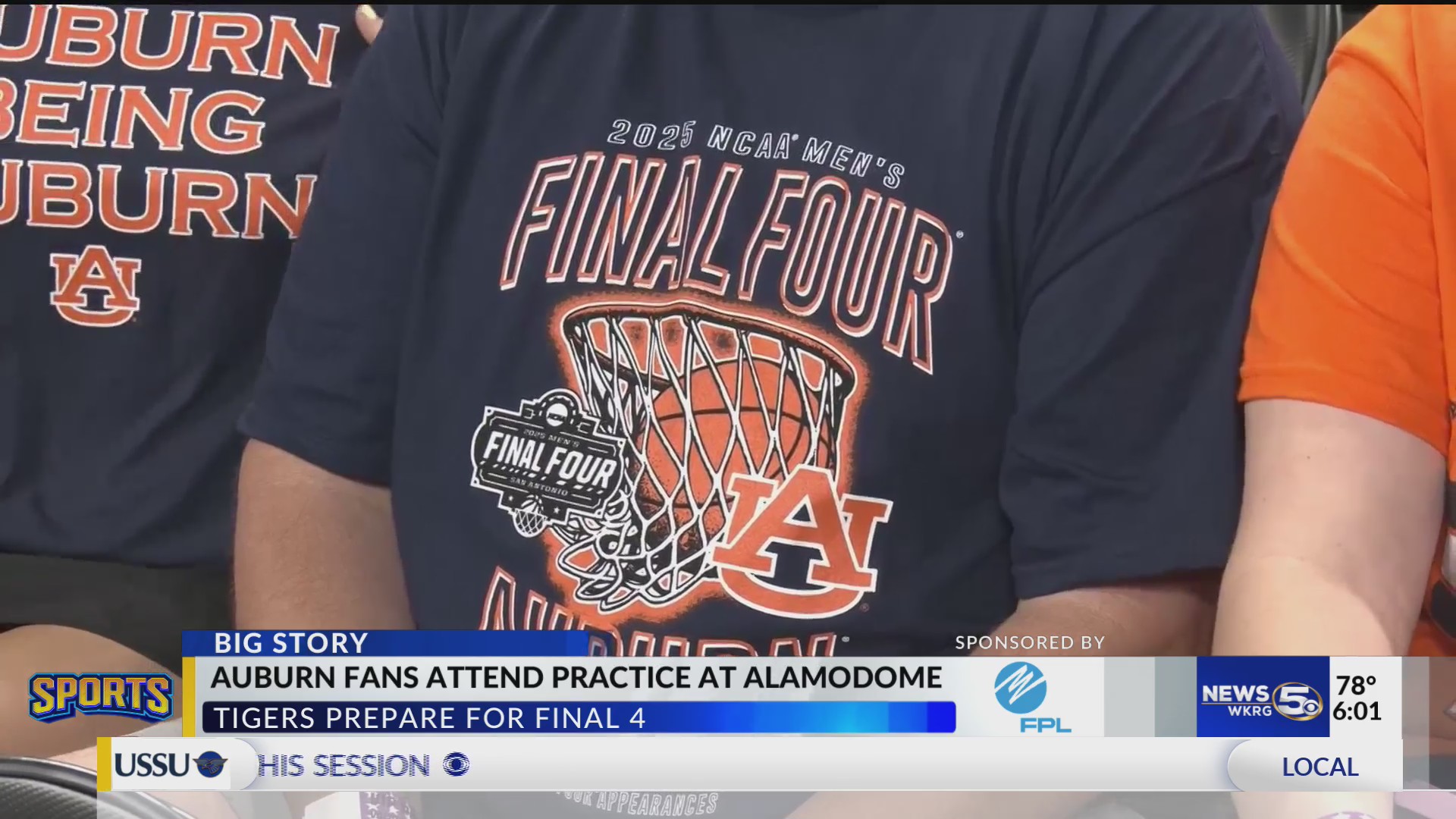 Auburn fans pack the Alamodome for Tigers’ open practice – WKRG News 5