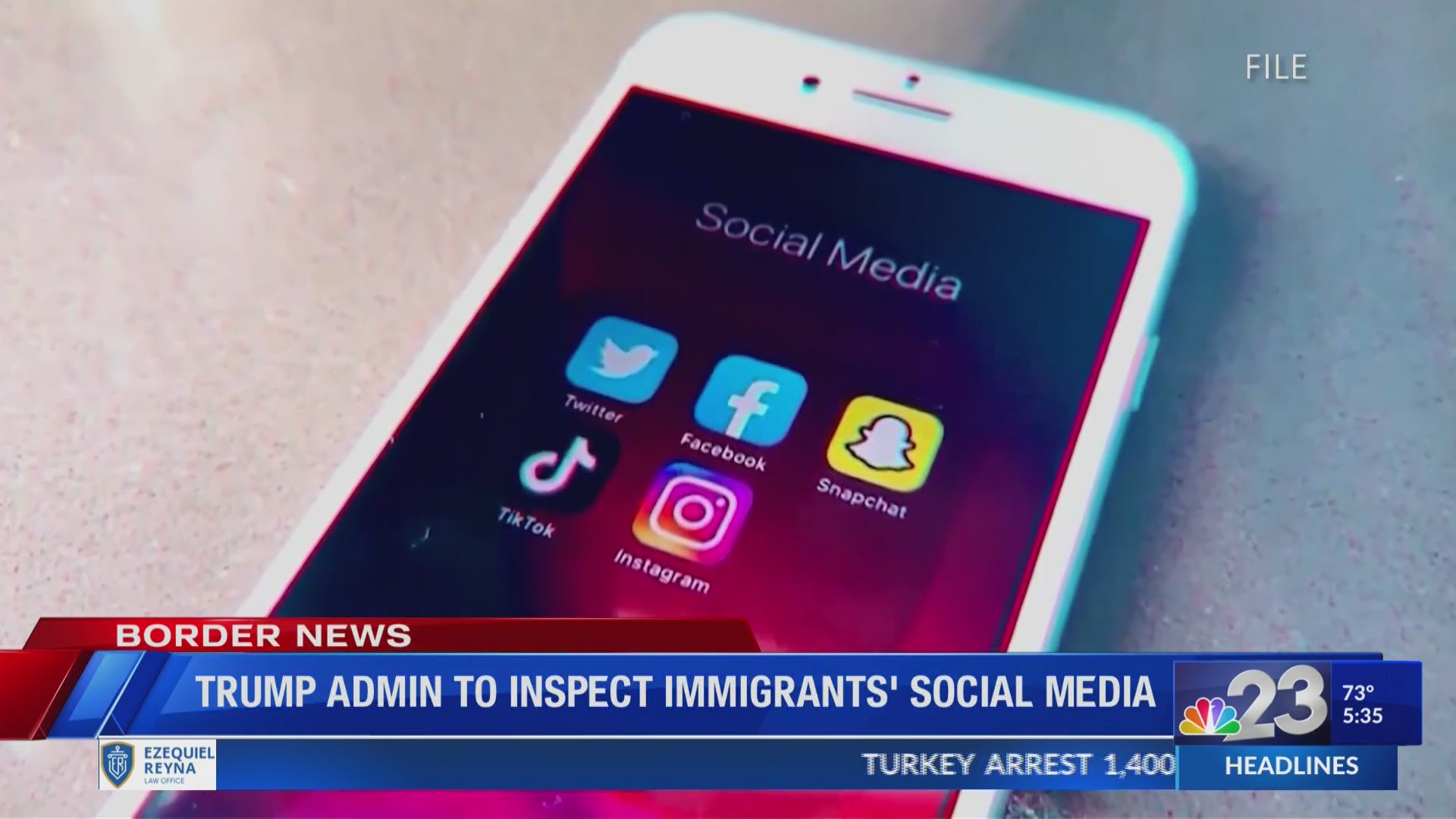Trump Administration to inspect immigrants’ social media – KVEO-TV