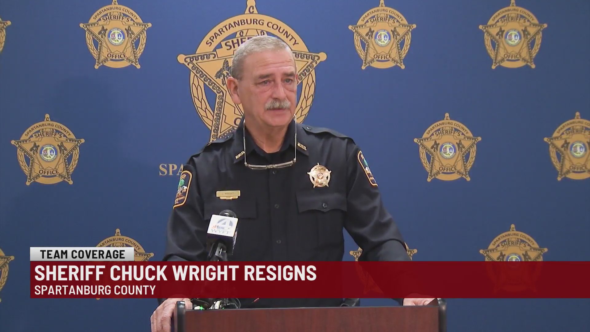 Community, law enforcement react to Sheriff Chuck Wright’s resignation ...