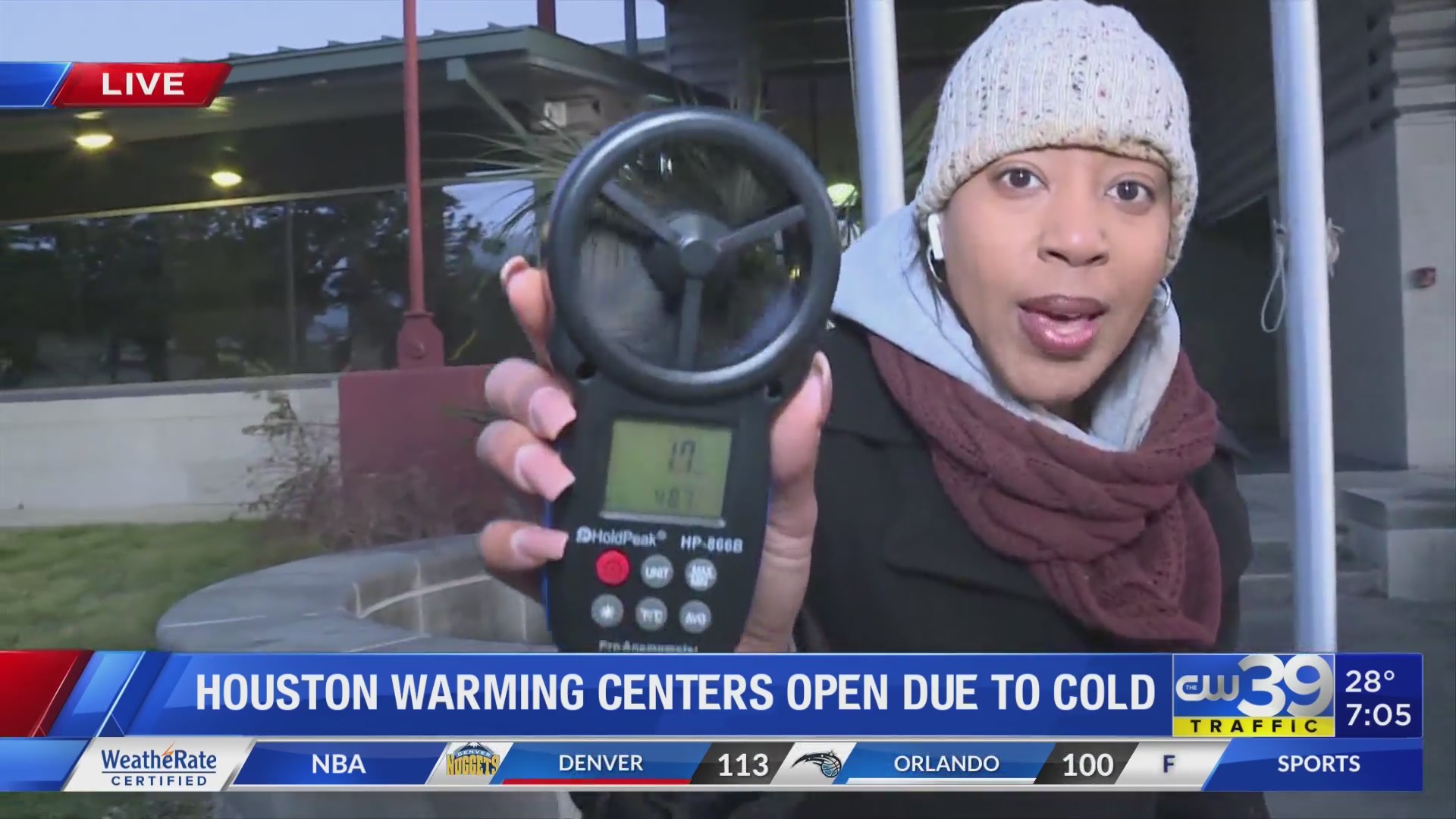CW39’s Kara Willis walks us into local warming center open due to cold ...