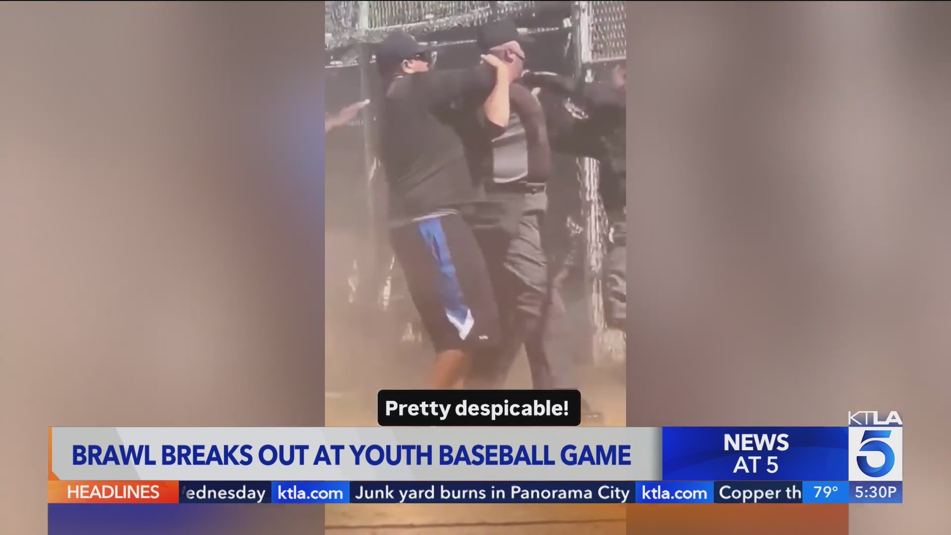 Fight breaks out at youth baseball game in Rosemead – KTLA
