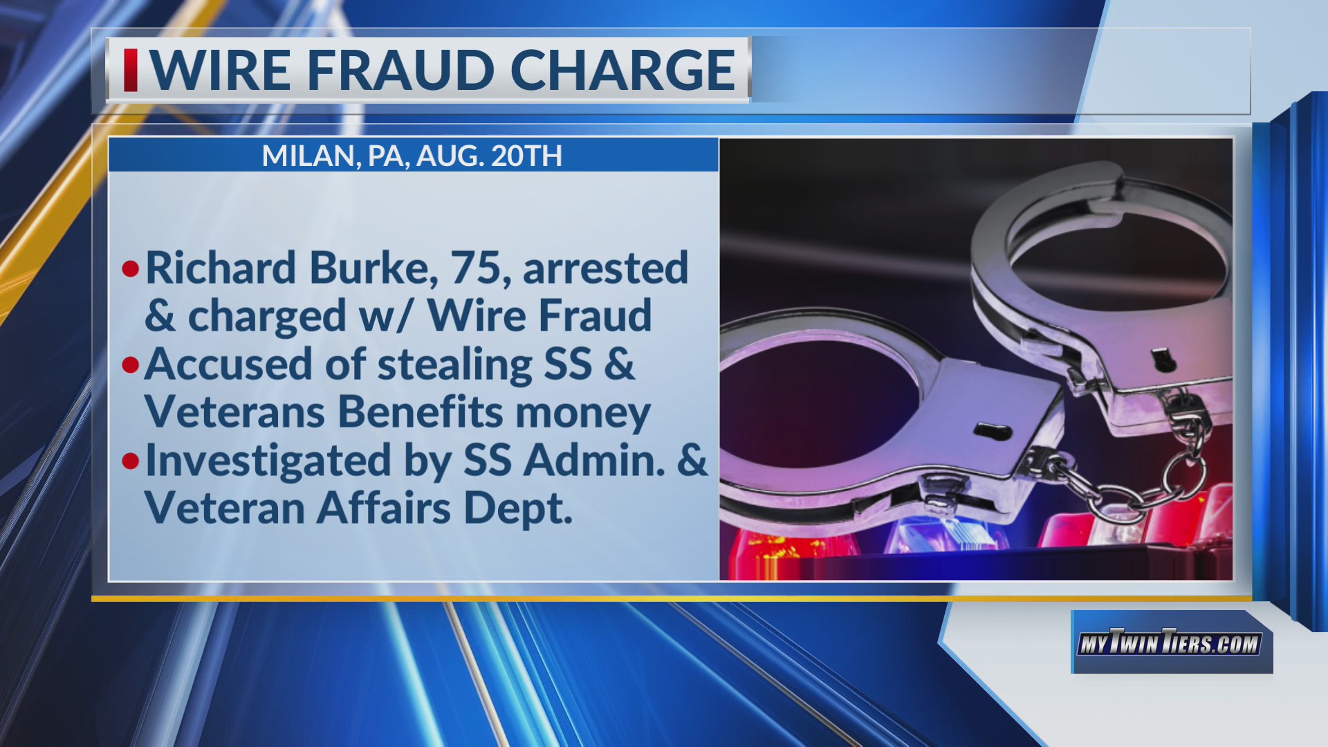Milan man charged after more than $350k social security and Veterans ...