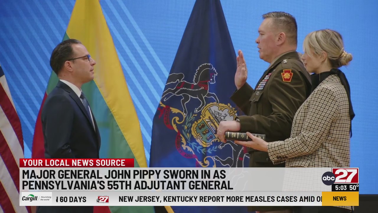 Major General John Pippy sworn in as Pennsylvania’s 55th Adjutant ...