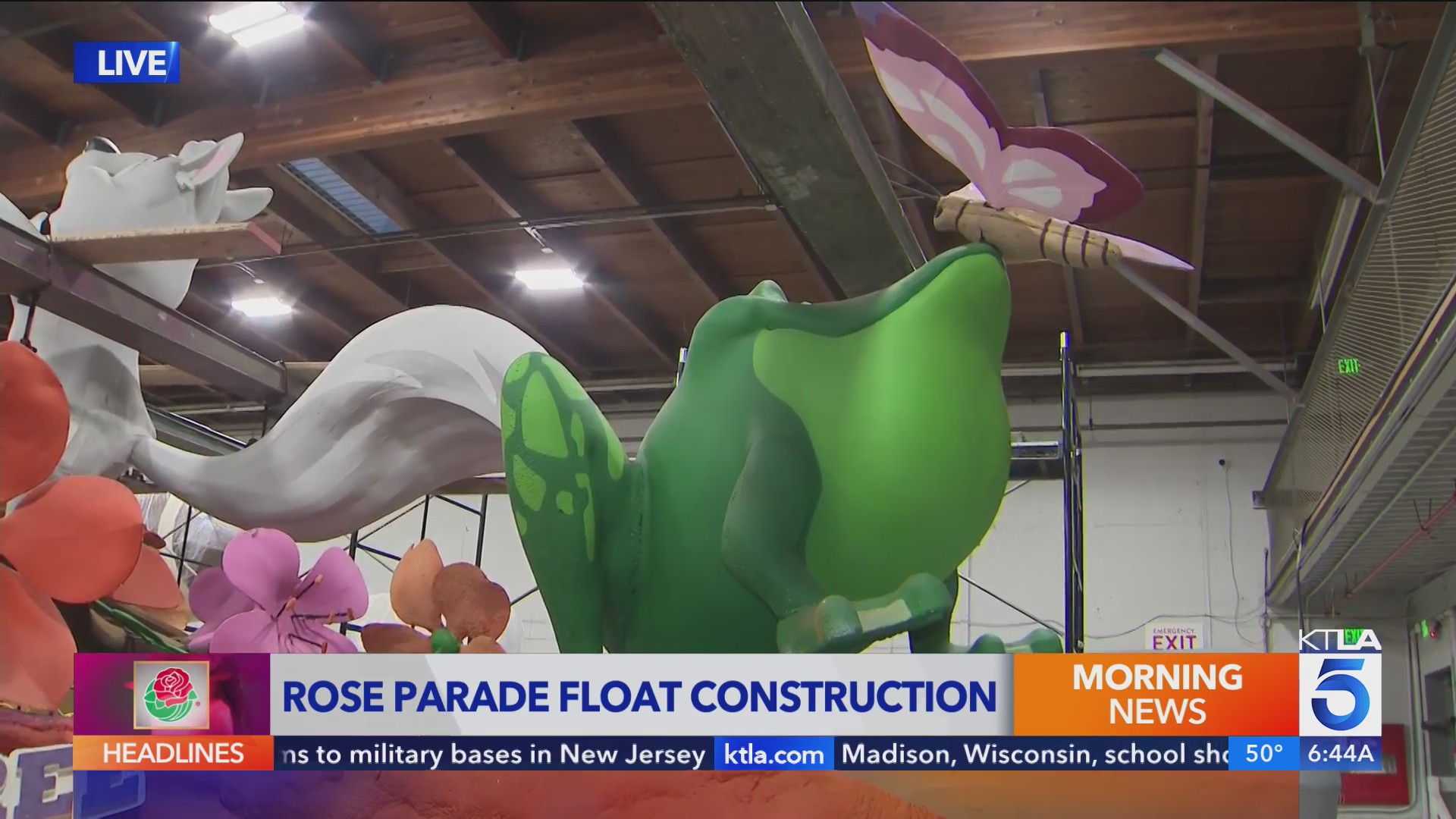 Rose Parade Float Decoration: ‘Kindness Is Free’ – KTLA