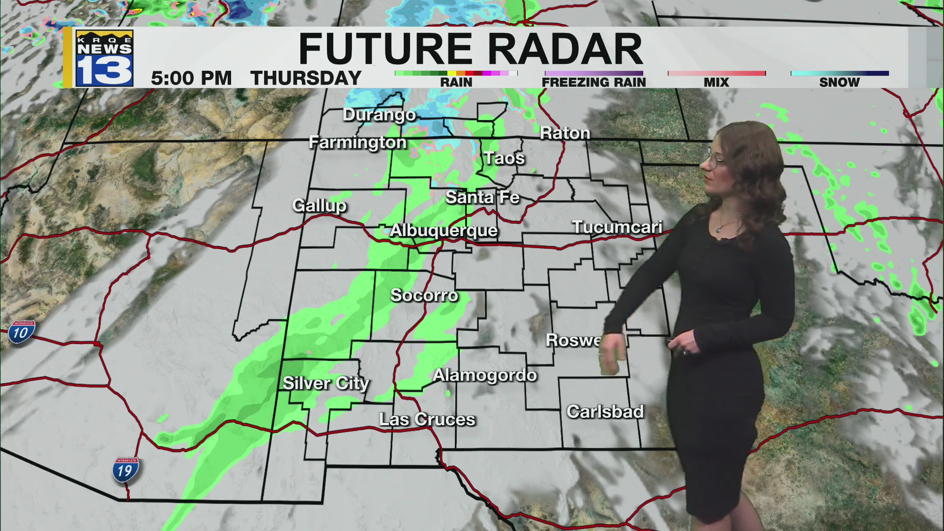 Light showers tonight and warmer weather this weekend – KRQE NEWS 13 ...