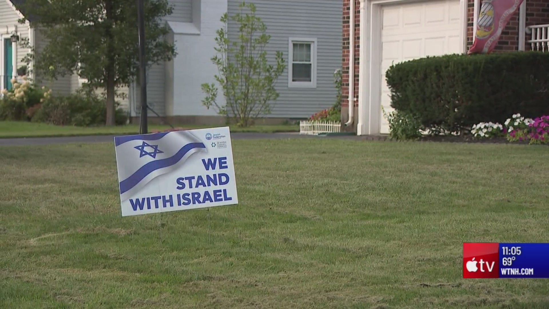 Signs supporting Israel vandalized in West Hartford – WTNH.com