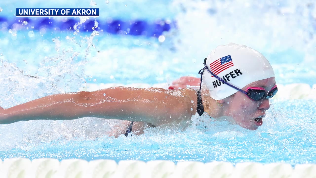University of Akron swimmer breaks 200M butterfly world record – Fox 8 ...