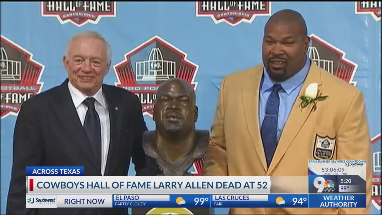 Former Dallas Cowboy Lineman Larry Allen dead – KTSM 9 News