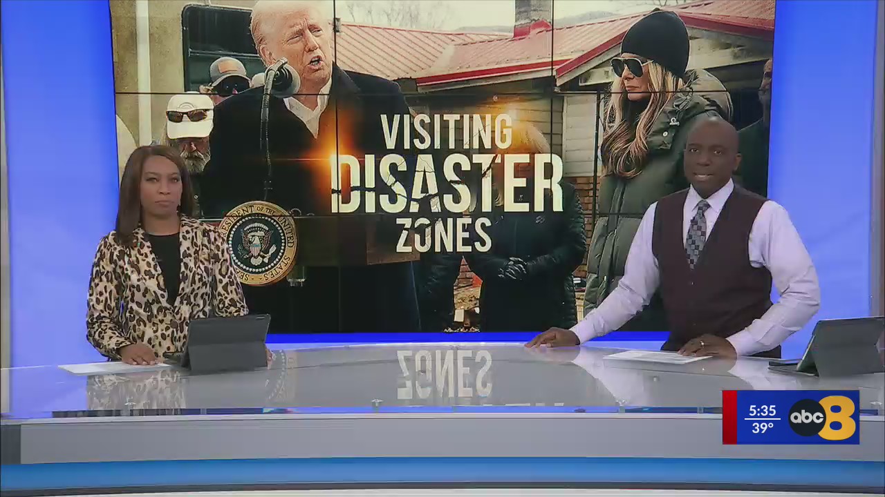 President Trump visits disaster hit communities – WRIC ABC 8News