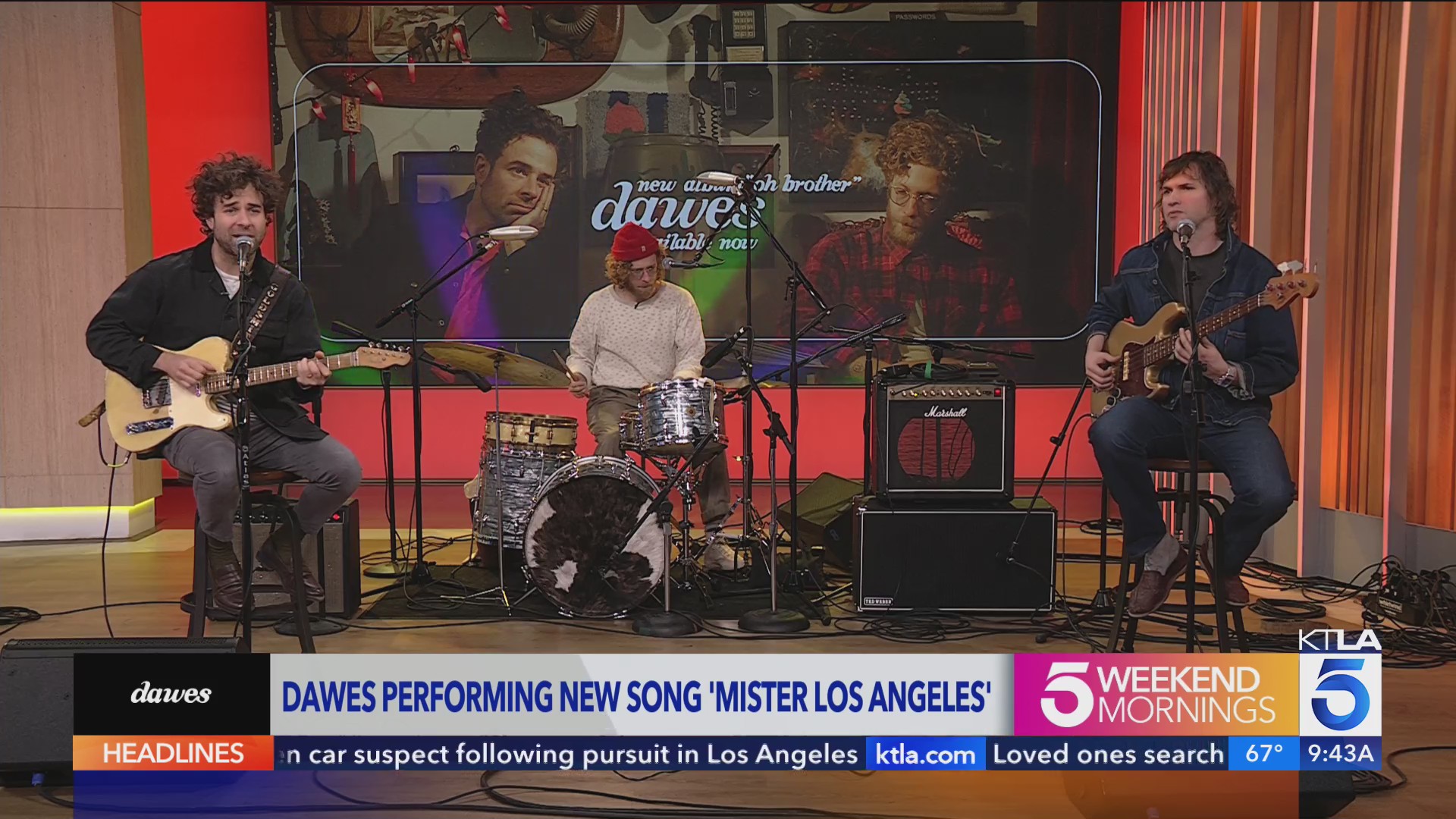 Dawes Performs ‘Mr. Los Angeles’ and Talks New Album ‘Oh Brother’ – KTLA