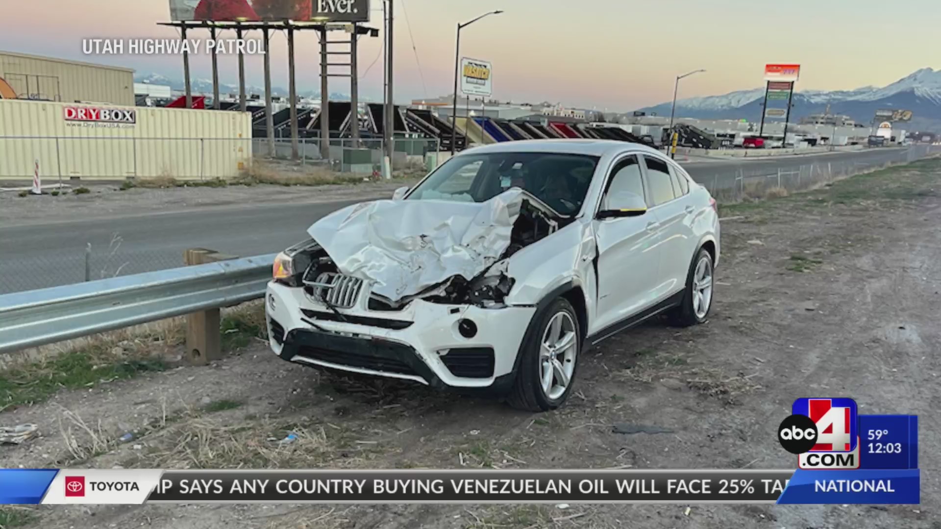Cows on I-15 cause multi-vehicle crash early Tuesday morning – ABC4 Utah