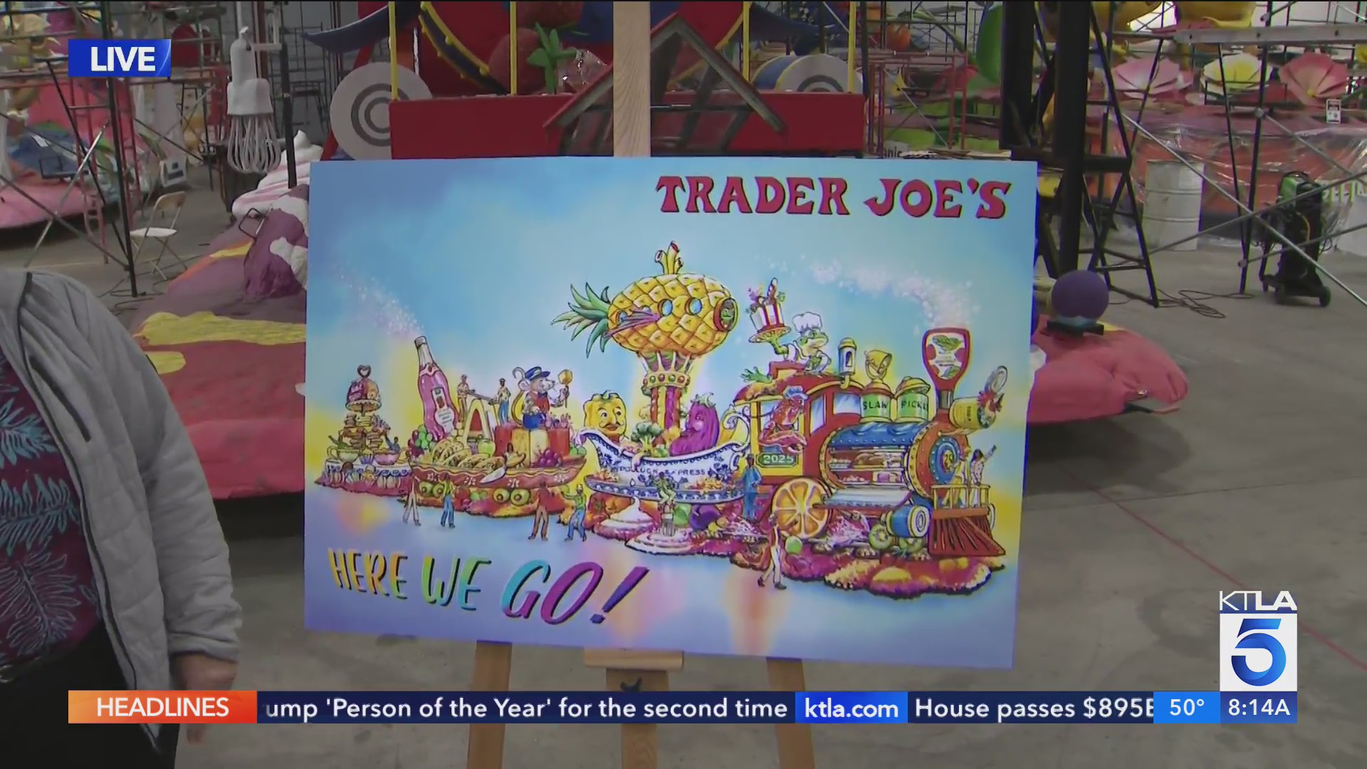 Rose Parade Float Construction: Phoenix Decorating #4 – KTLA