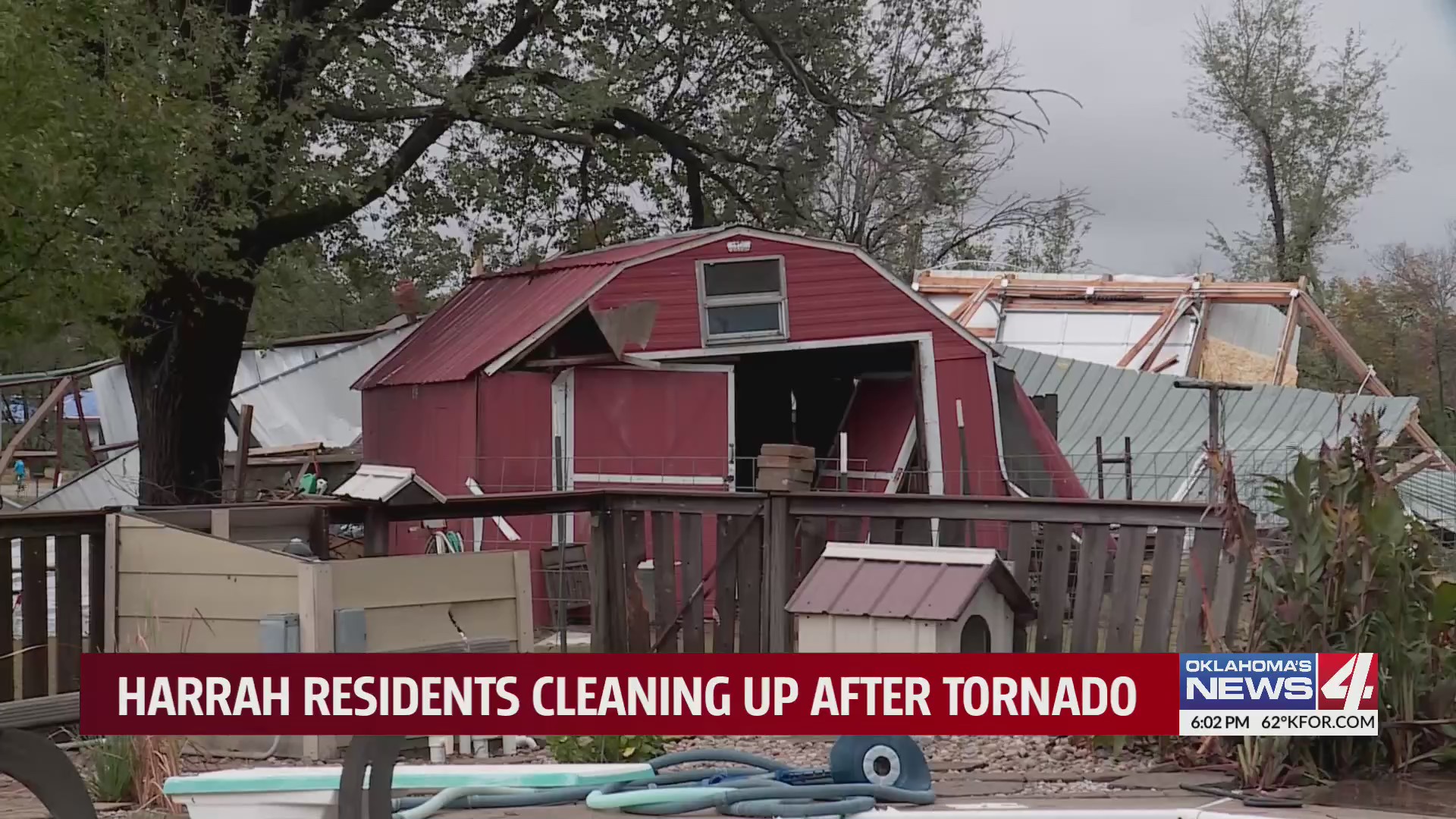 Harrah residents cleaning up after tornado – KFOR.com Oklahoma City