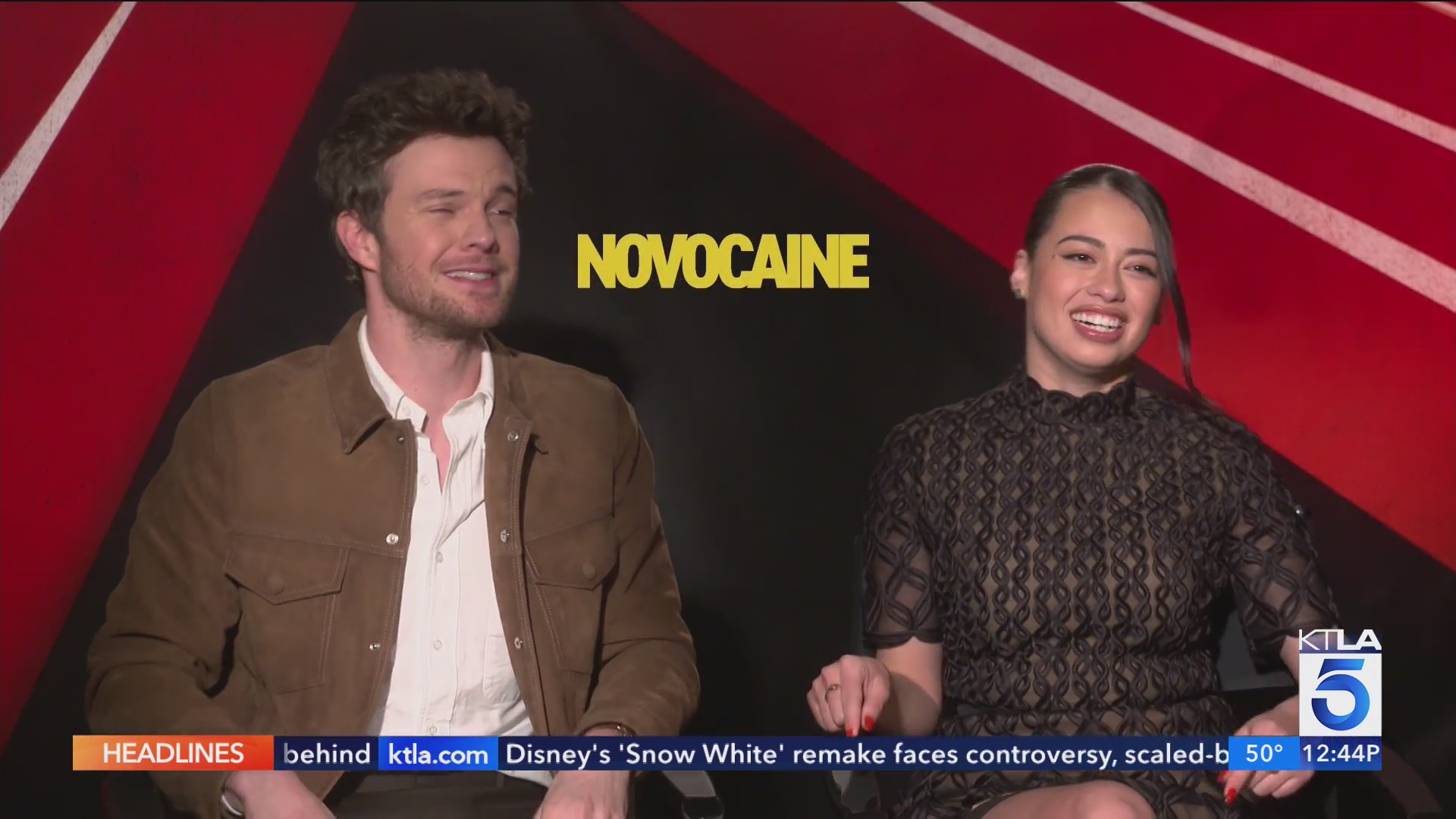 Scott Mantz talks to the cast of ‘Novocaine’ – KTLA