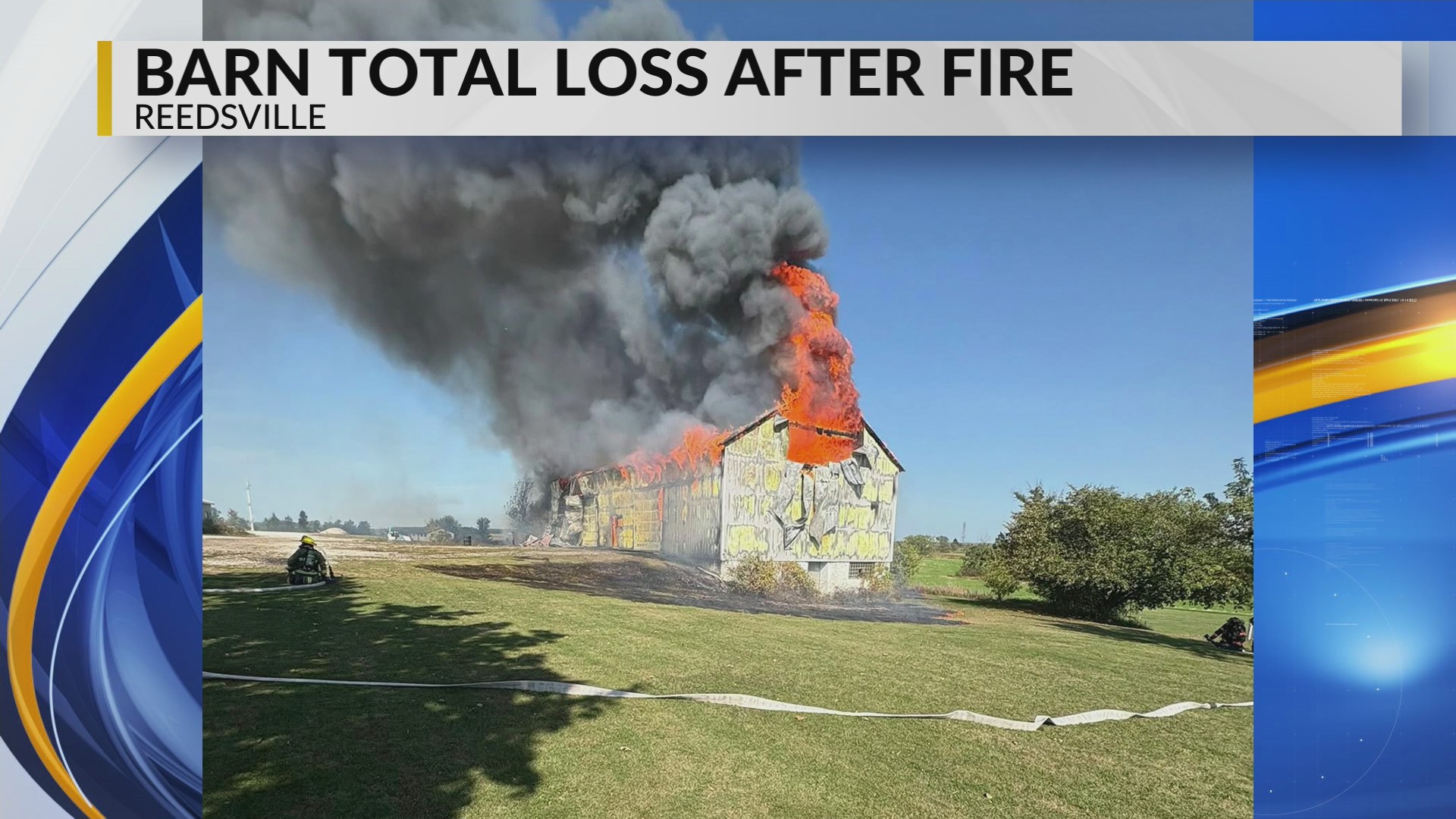 Manitowoc County barn a total loss after fire, 50k gal. of water & 10 ...