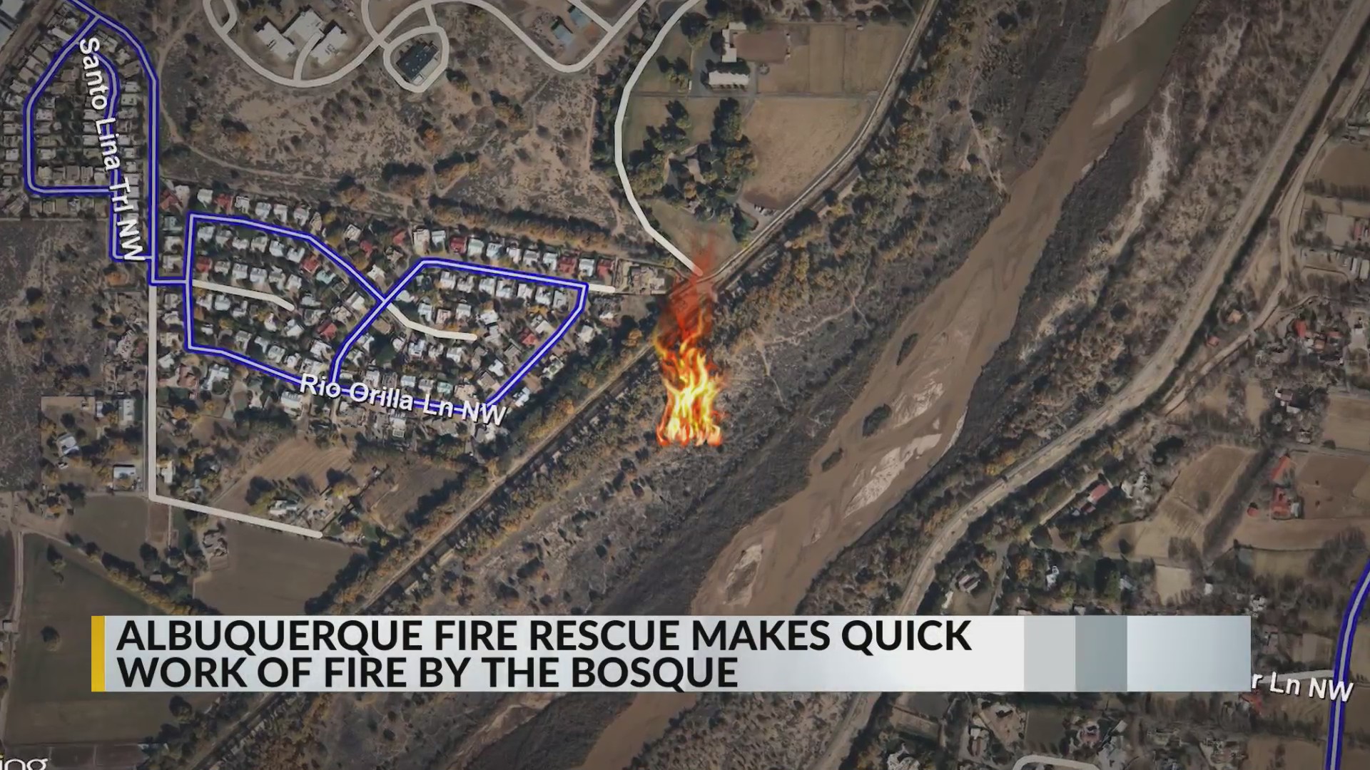 Bosque fire contained in northwest Albuquerque – KRQE NEWS 13 ...