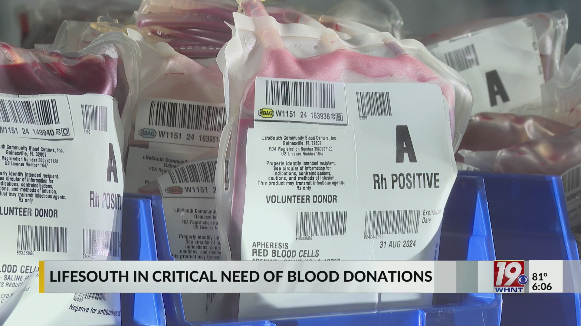 LifeSouth Community Blood Center in ‘Critical Need’ of Blood Donations ...
