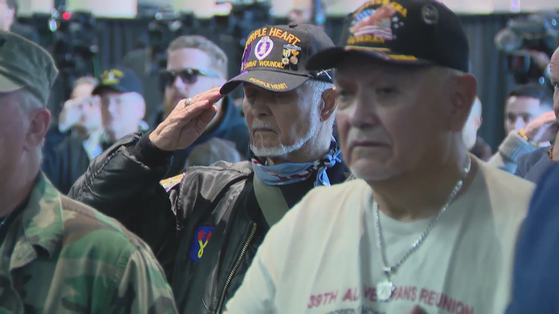 Chicago honors veterans with ceremony and recognition as Purple Heart ...