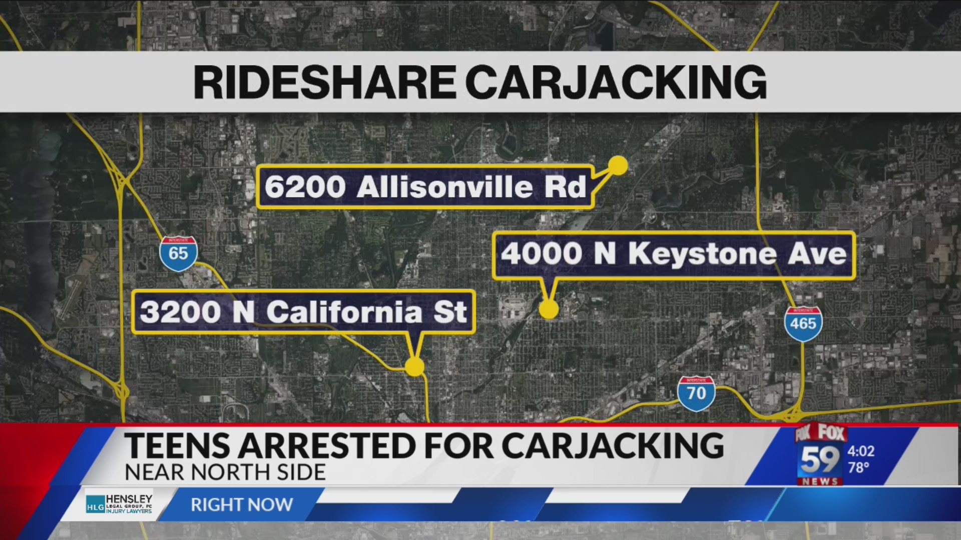 2 arrested after reported carjacking of rideshare driver – Fox 59