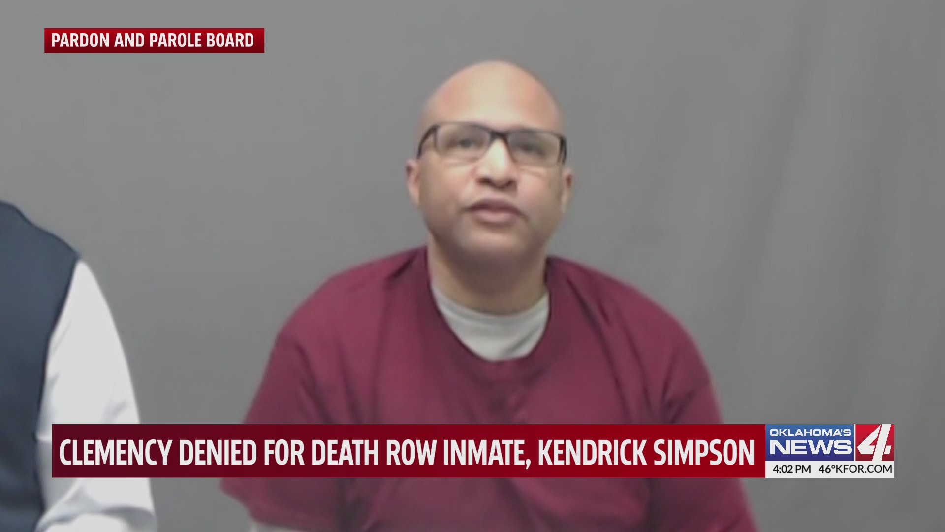 Clemency denied for death row inmate, Kendrick Simpson – KFOR.com ...