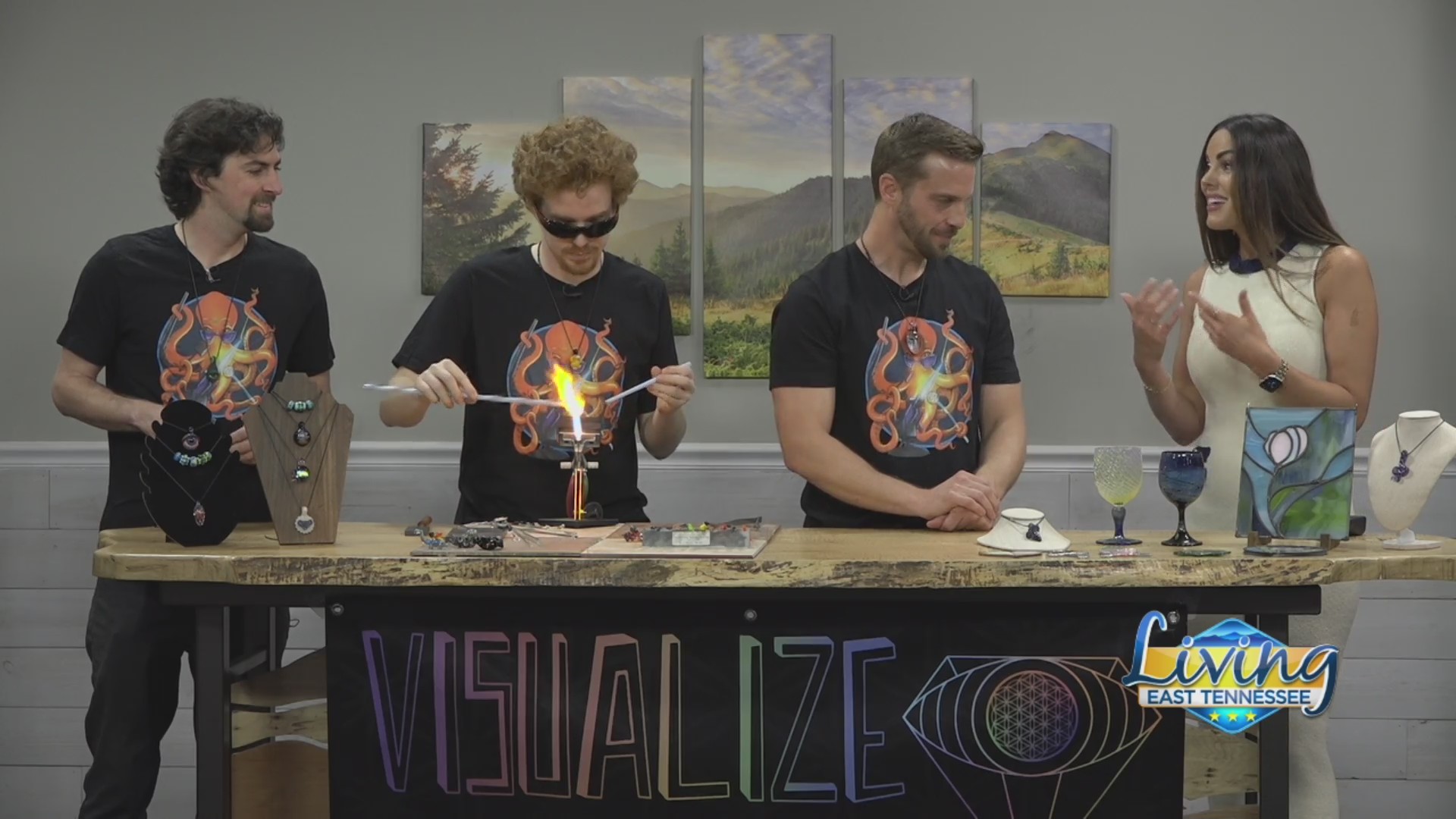 Learn to make glass art with Visualize Art Studio – WATE 6 On Your Side