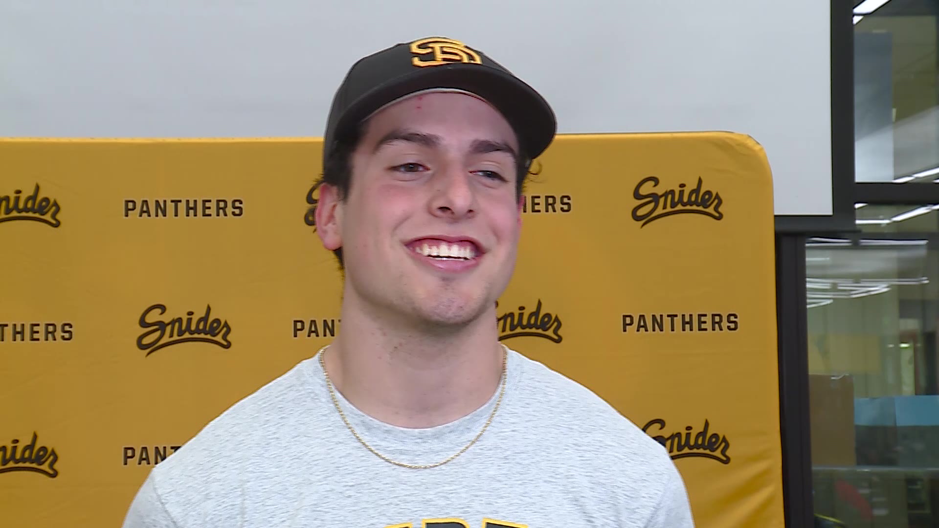 Jaden Garcia full interview on signing with Trine University baseball – WANE 15