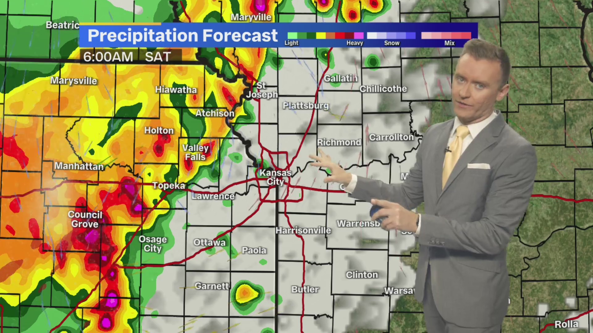 Friday afternoon forecast – FOX 4 Kansas City WDAF-TV | News, Weather ...