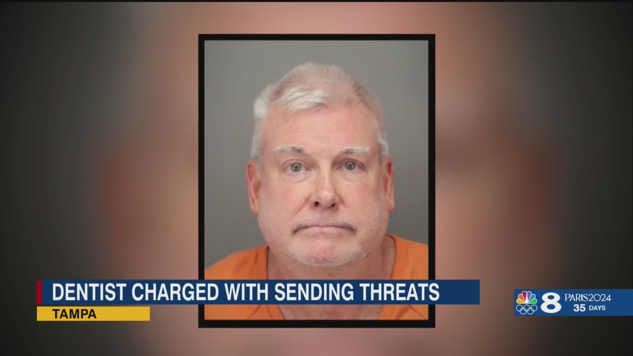 Tampa dentist charged with sending violent, racist messages to dozens ...