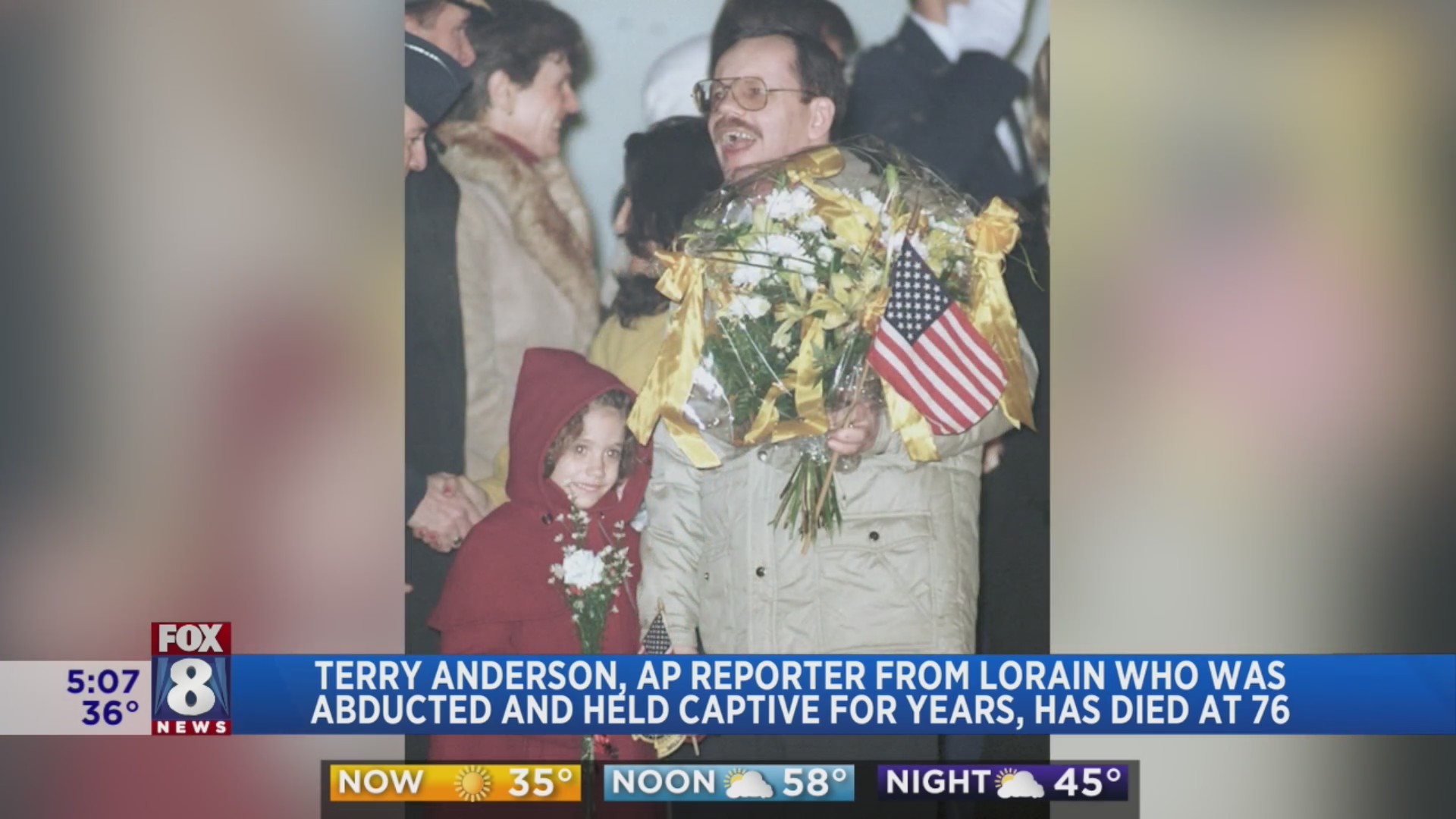 Terry Anderson, reporter abducted, held captive for years, has died ...