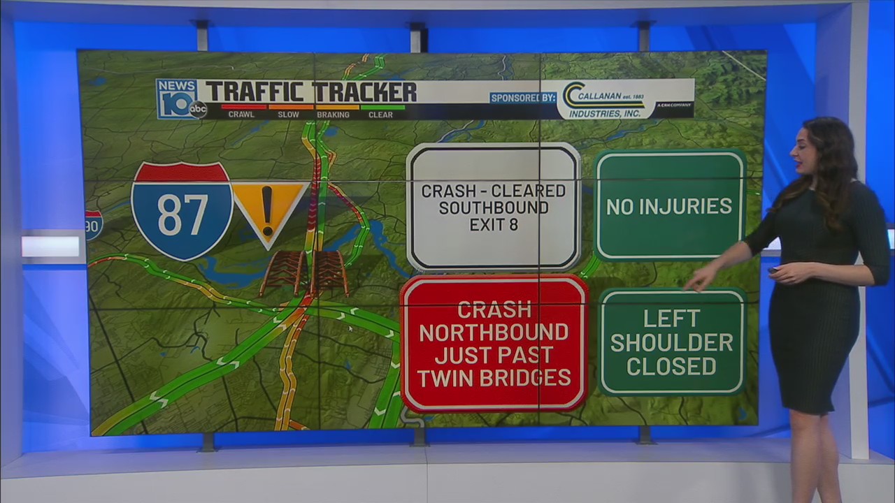 8AM Traffic Tracker – NEWS10 ABC