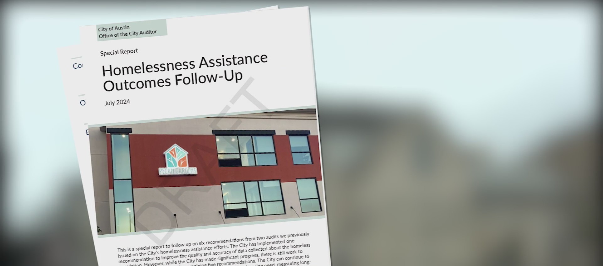 New report looks at progress City of Austin has made on homelessness ...