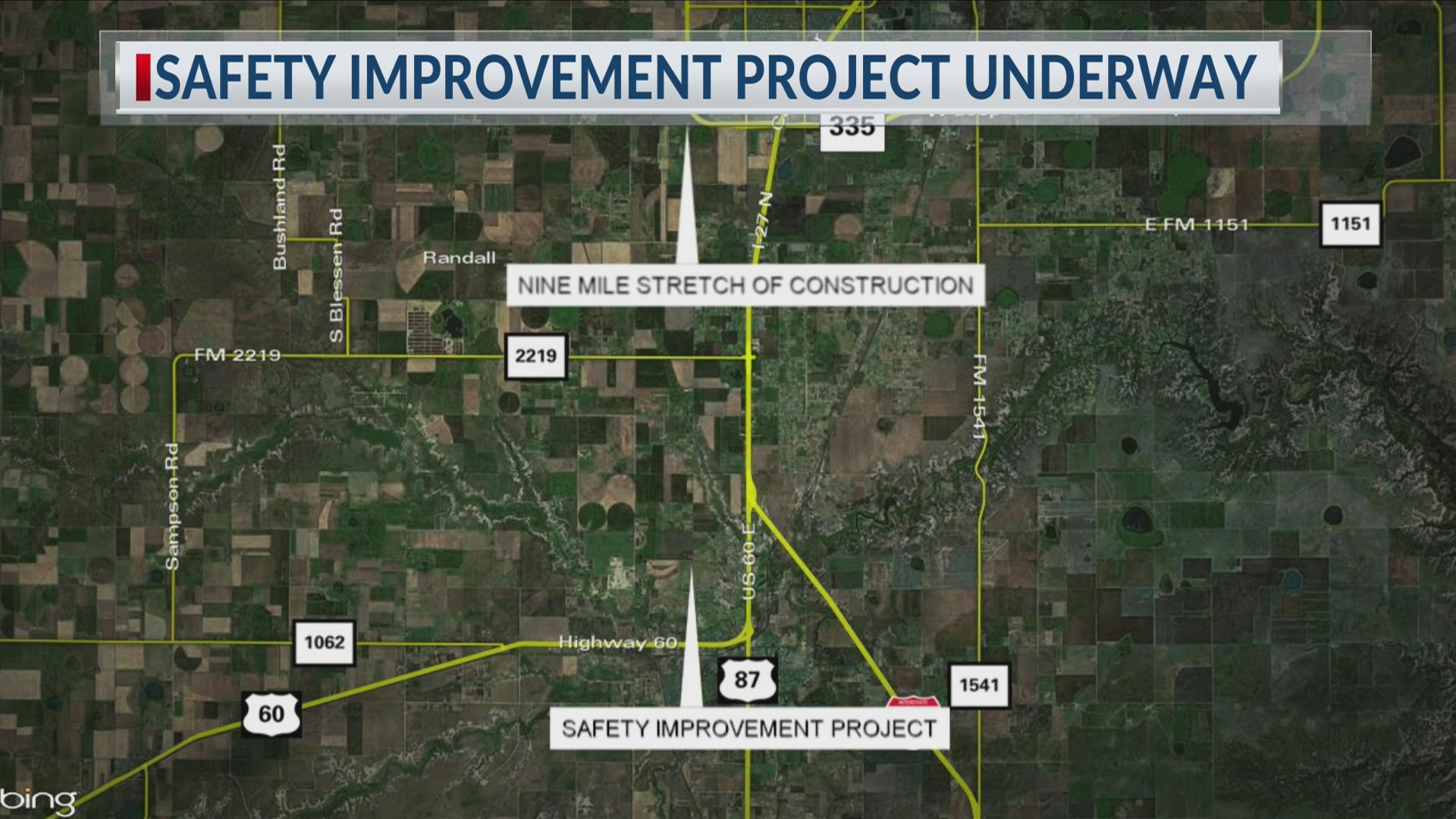 Safety improvement project underway on FM 2590 – KAMR – MyHighPlains.com
