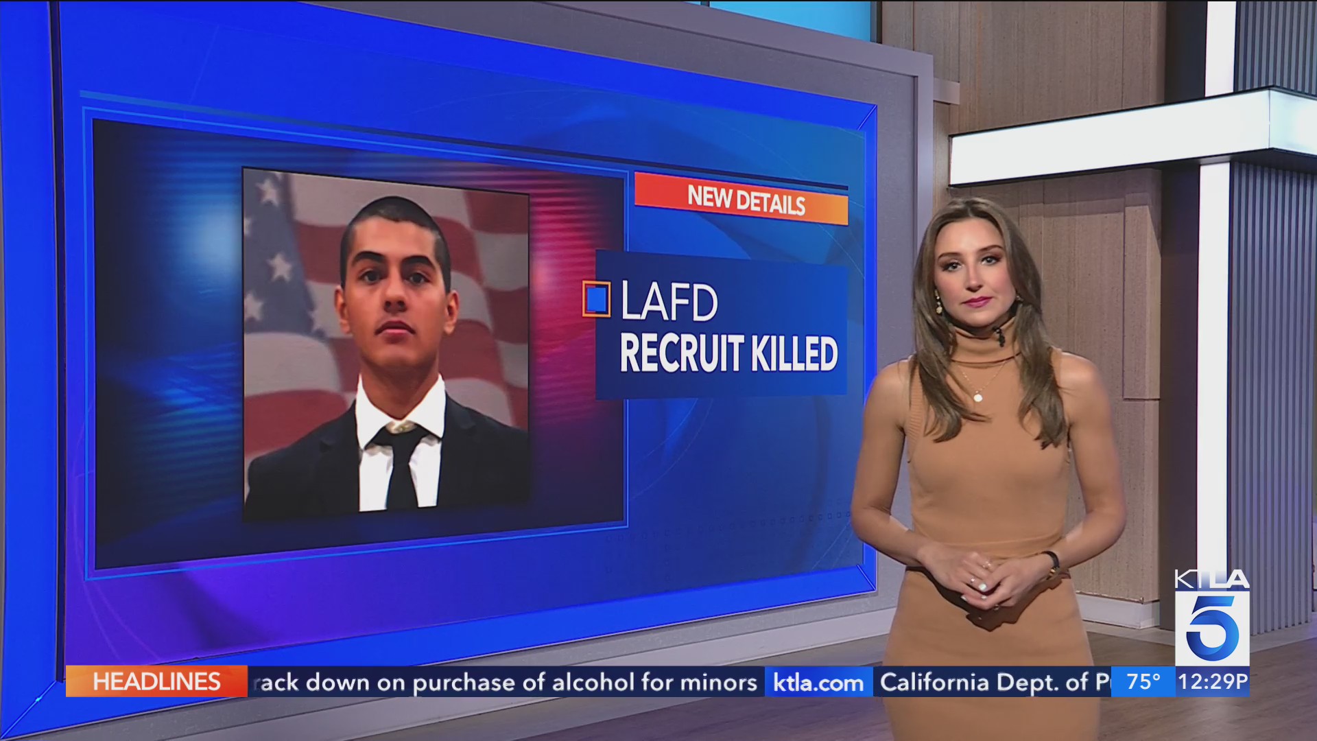 CHP searching for driver who hit, killed fire recruit – KTLA