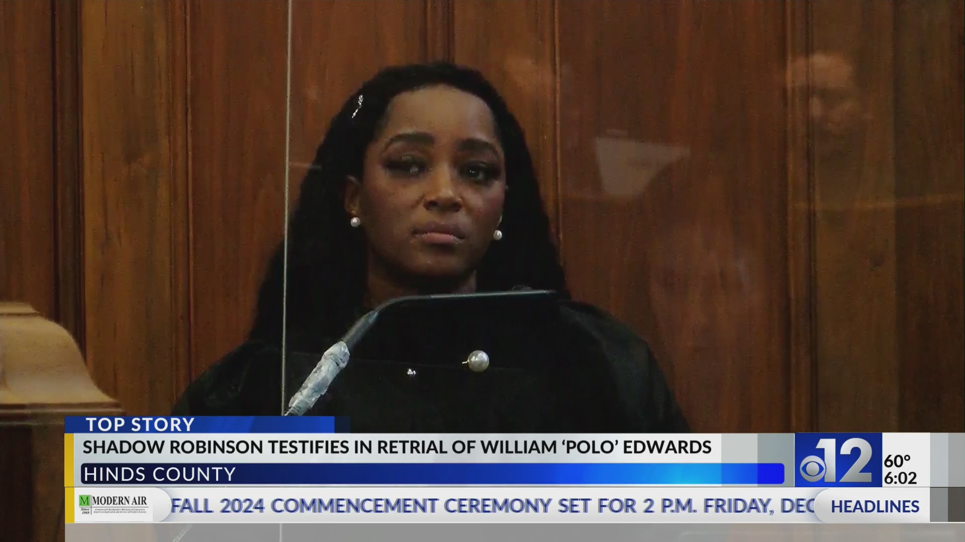 Shadow Robinson testifies in retrial of William ‘Polo’ Edwards – WJTV