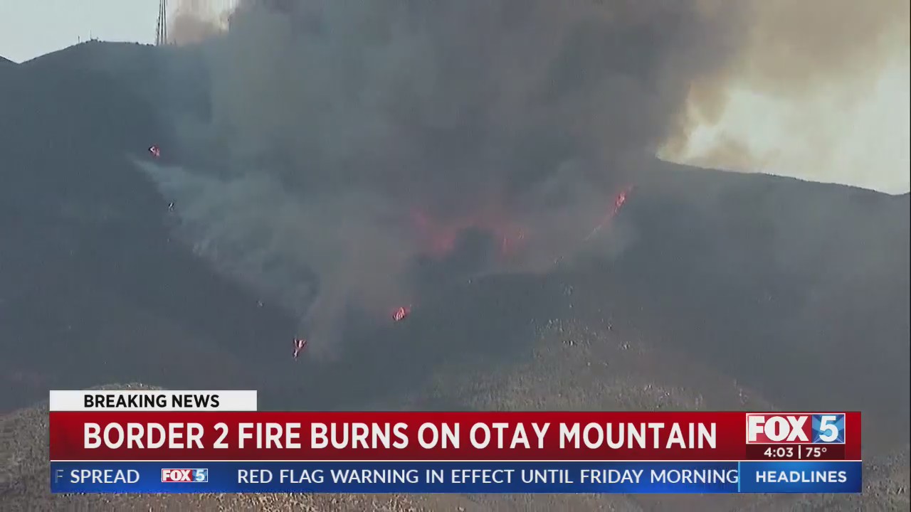 Fire with ‘dangerous rate of spread’ erupts at Otay Mountain – FOX 5 ...