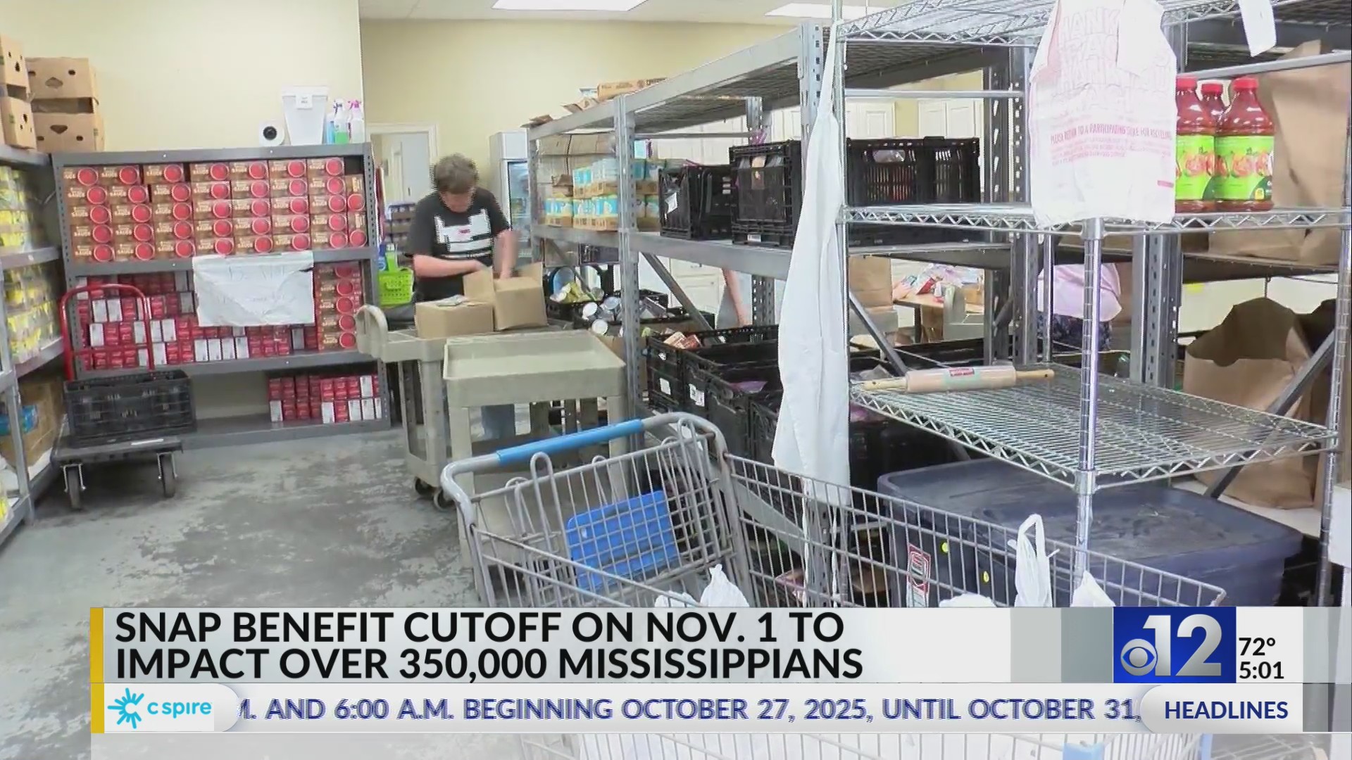 Mississippi food pantries prepare for SNAP pause impact – WJTV