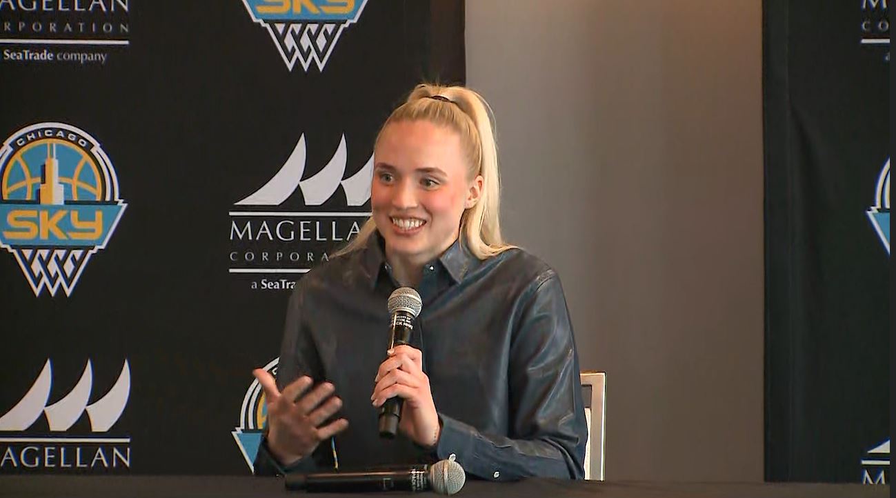 Hailey Van Lith formally introduced by Chicago Sky – WGN-TV