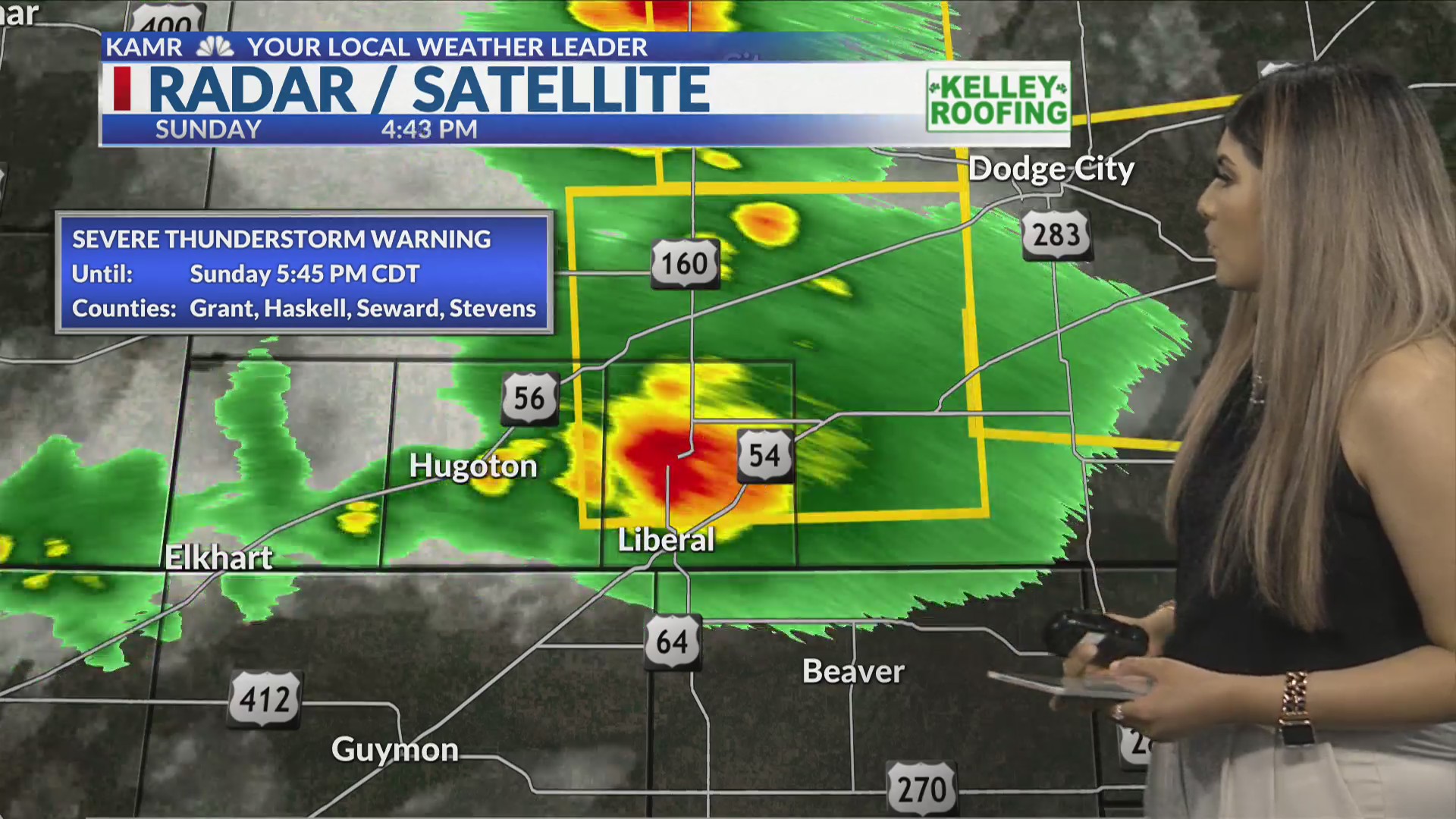 Severe weather update by Forecaster Mari Ferrel at 5:00 p.m. on 5/19 – KAMR – MyHighPlains.com