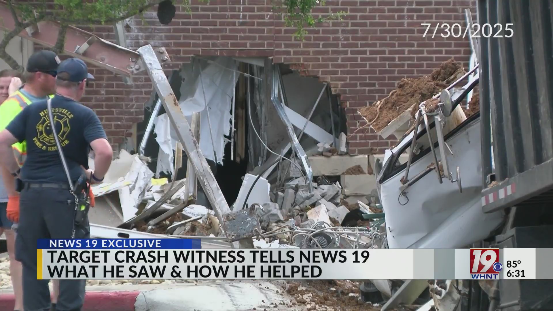 Man Who Pulled Passenger Out of Truck That Crashed Into Target Tells ...