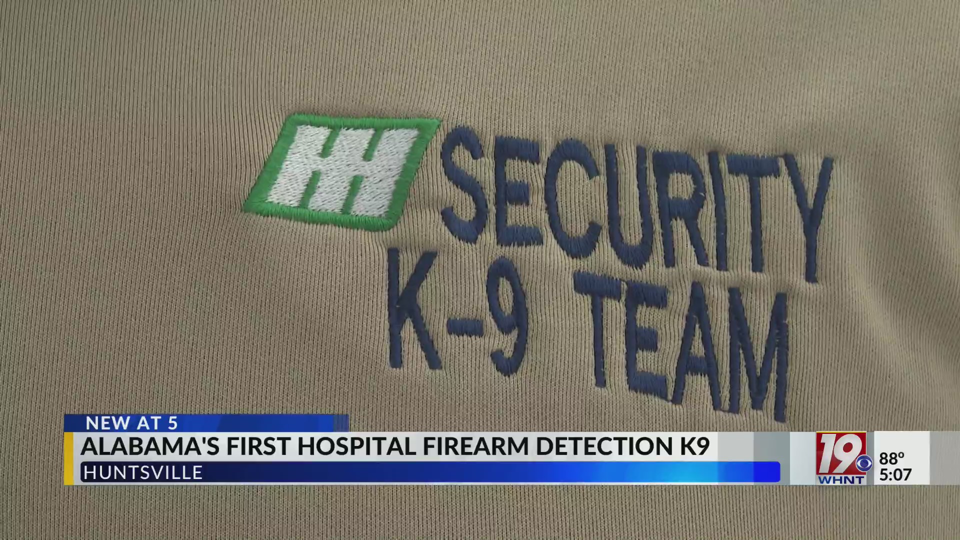 Alabama’s First Hospital Firearm Detection K9 | July 11, 2025 | News 19 ...