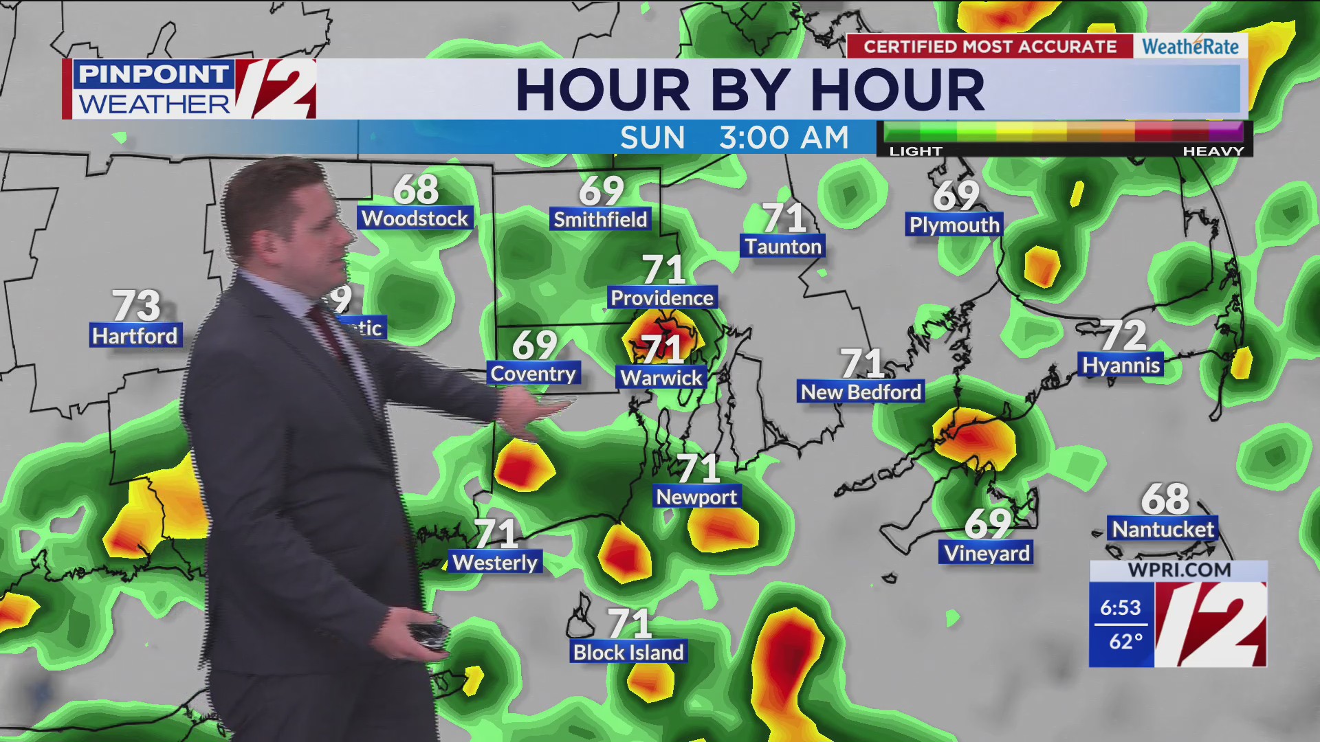 WPRI 12 Weather Forecast 7/19/25: Nice Today; Strong to Severe Storms ...