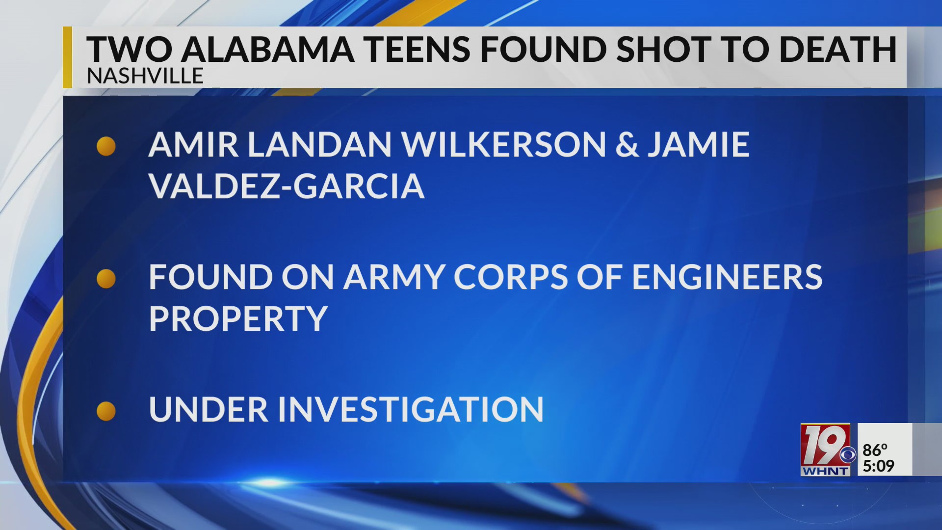 Two Alabama Teens Found Shot to Death | April 30, 2025 | News 19 at 5 p ...