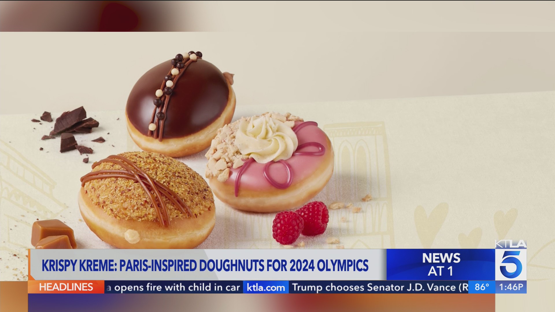 Krispy Kreme unveils new Parisian-themed donuts ahead of 2024 Olympics ...